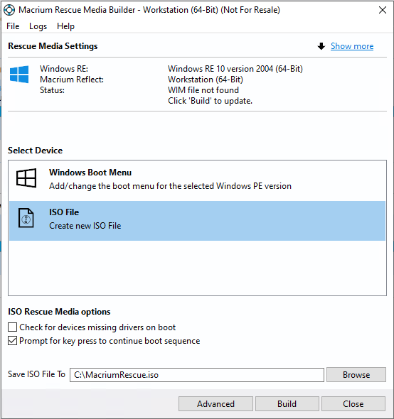 Getting Started with Macrium Reflect X